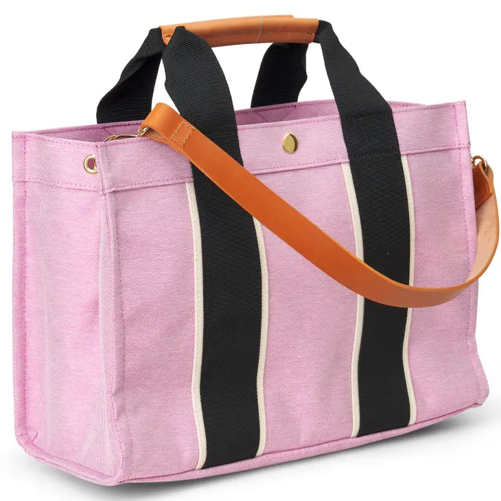 Kylie Nylon Tote with Leather – Karma
